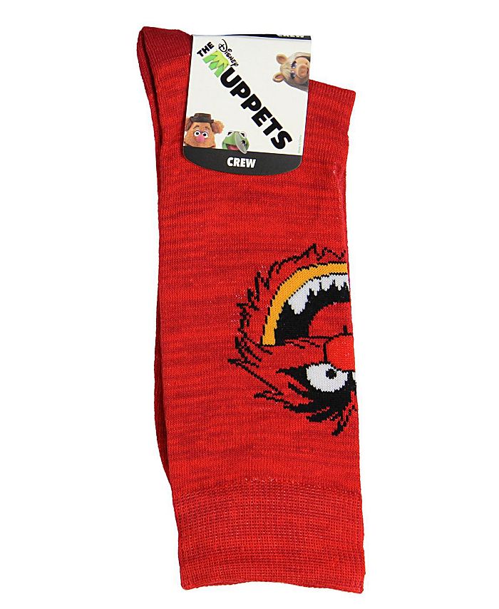 Disney The Muppets Socks Animal Unisex Adult Casual Crew Socks - Macy's