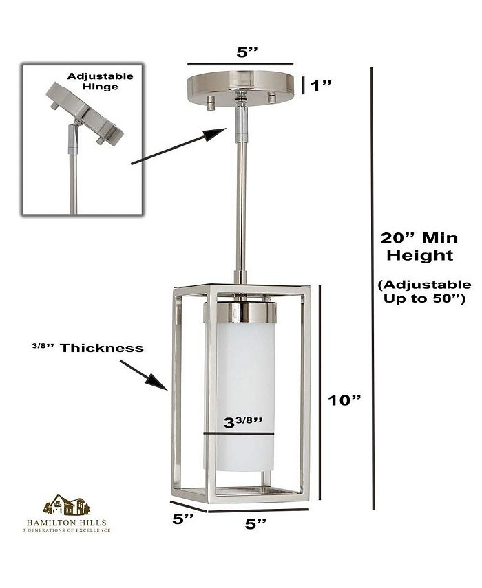 Hamilton Hills LED Cage Lighting Hanging Fixture - Macy's