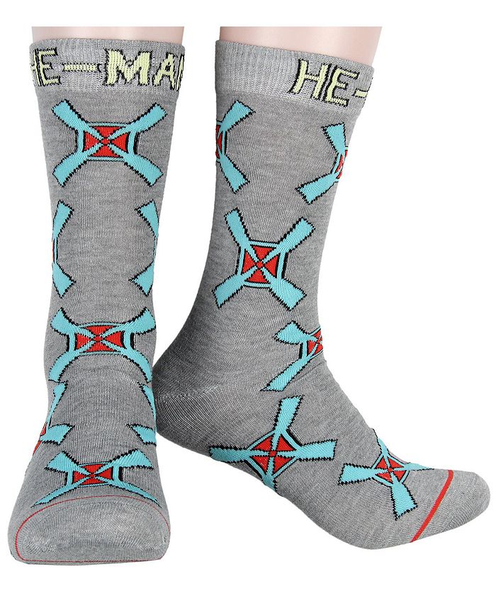 Masters Of the Universe Socks He-Man Skeletor Designs 5 Pack Adult ...