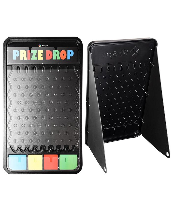 WinSpin 41x25" Large Prize Drop Board Disk Game 24 Playing Pucks ...