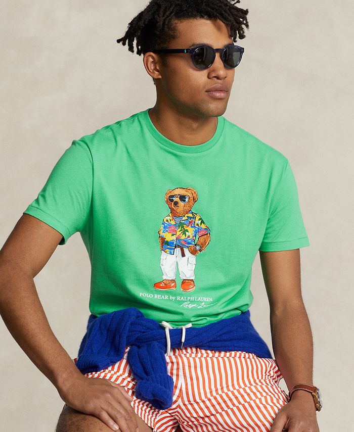 Polo Ralph Lauren Men's Classic-Fit Polo Bear Jersey T-Shirt - Macy's