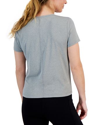 ID Ideology Women's Twist-Front Performance T-Shirt, Created for Macy's ...