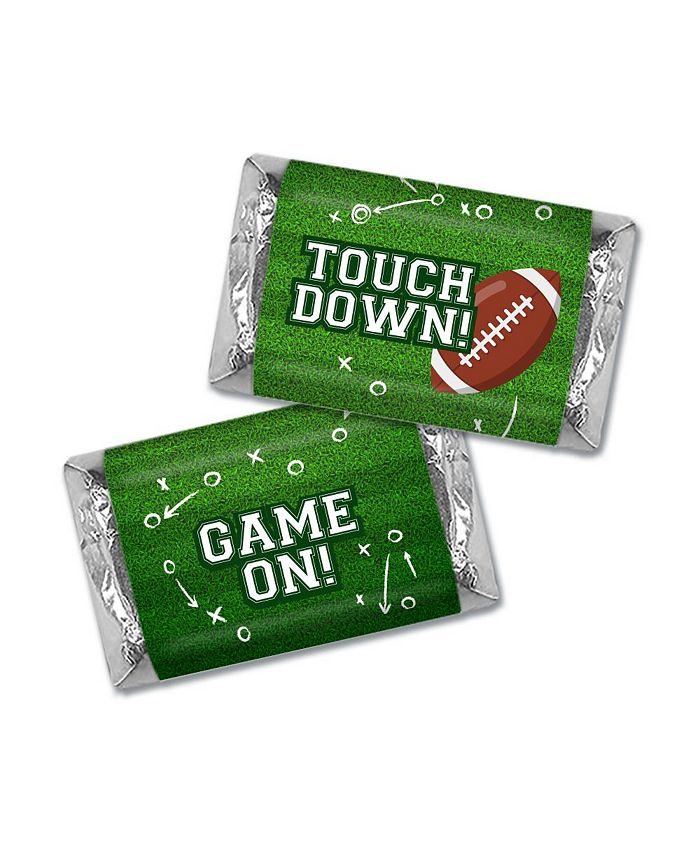 Just Candy 131 Pcs Football Party Candy Favors Hershey's Miniatures and ...
