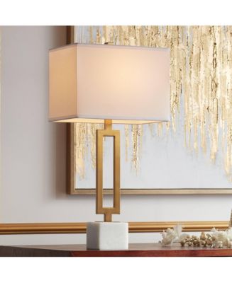 Felipe 28 1/4" Tall Open Rectangle Modern Glam Luxe End Table Lamp Gold ...