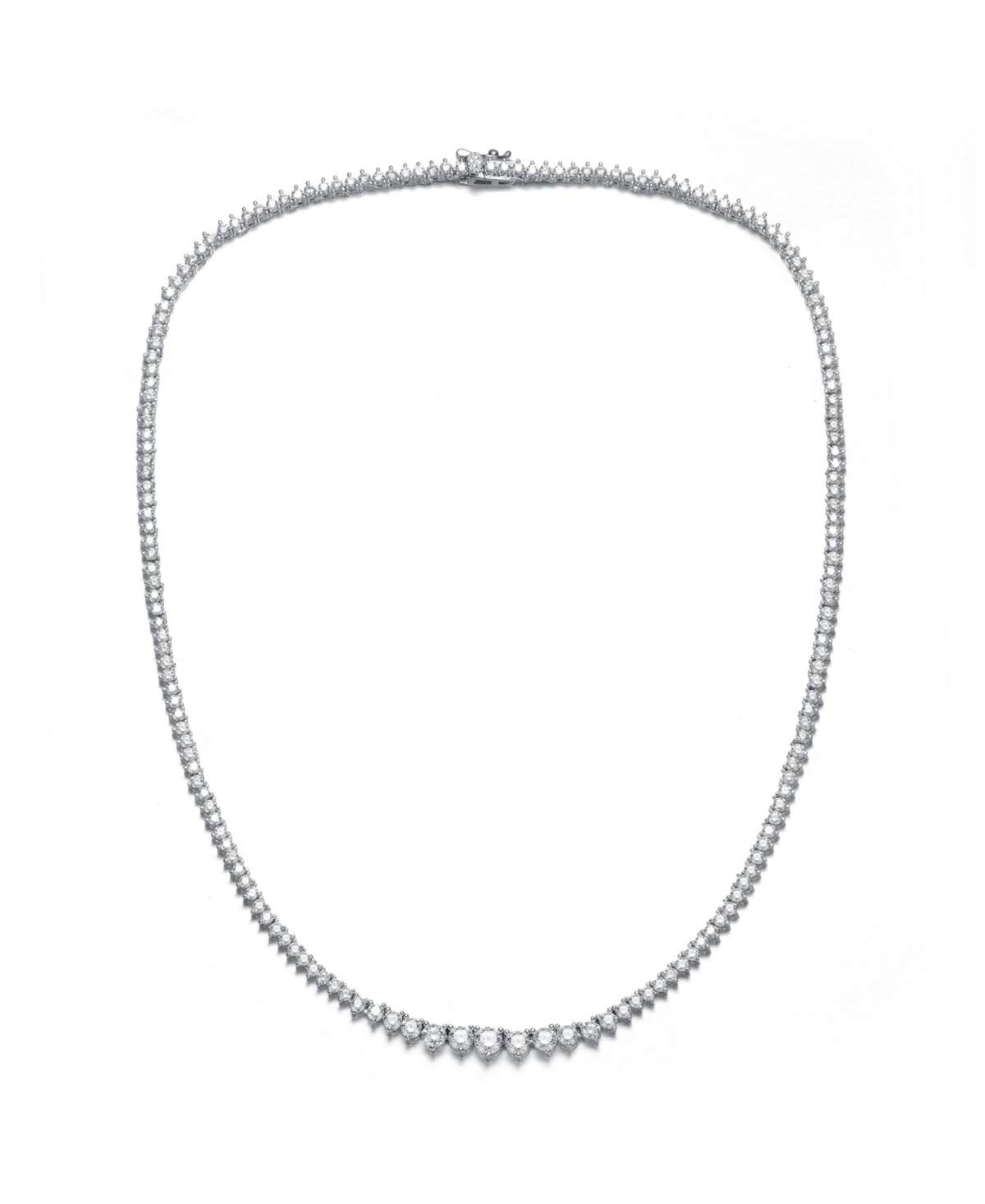 Click here for Sterling Silver White Gold Plated and Clear Cubic... prices