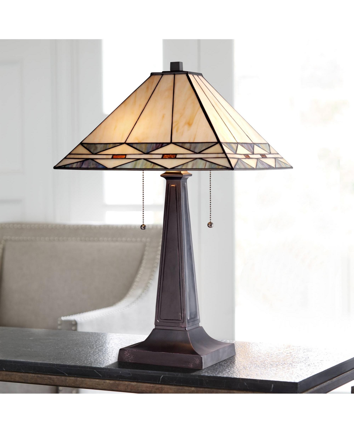 Click here for Art Deco Tiffany Style Accent Table Lamp 21.5"... prices