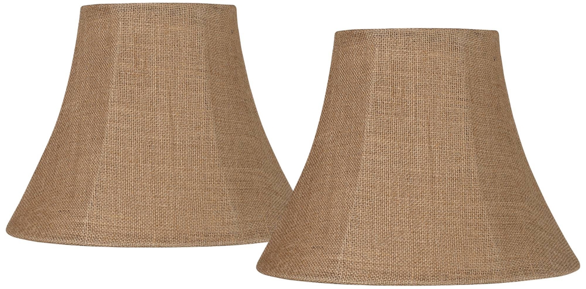 Click here for Springcrest Set of 2 Bell Lamp Shades Natural Medi... prices