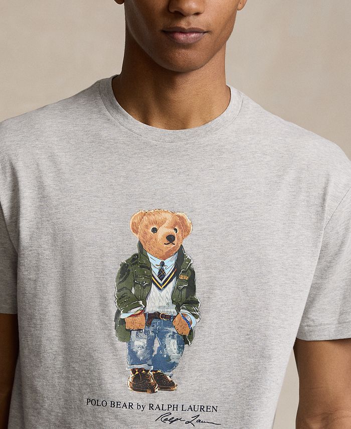 Polo Ralph Lauren Men's Classic-Fit Polo Bear Jersey T-Shirt - Macy's