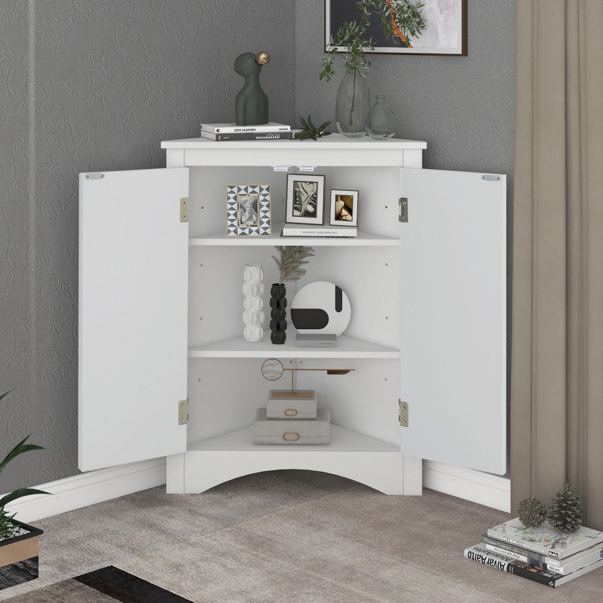 Click here for Streamdale Adjustable Shelf Bathroom Storage Cabin... prices