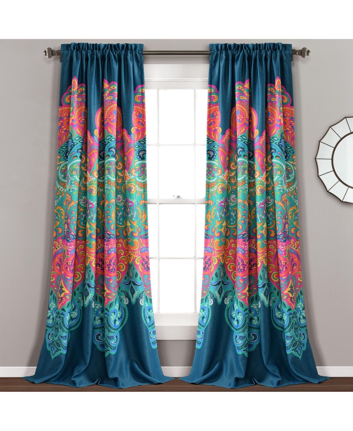 Click here for Boho Chic Light Filtering Window Curtain Panels -... prices