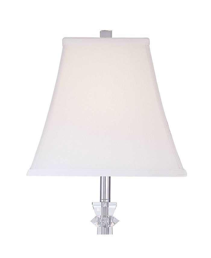 Vienna Full Spectrum Traditional Glam Luxury Table Lamp 25" High Clear ...