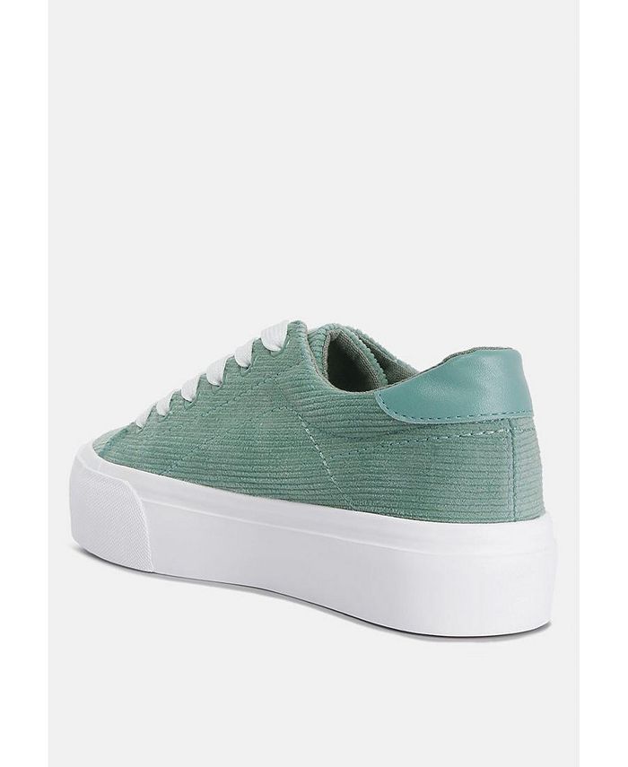 London Rag hyra solid flat form canvas sneakers - Macy's