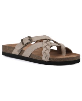 White Mountain Harrington Footbed Sandals - Macy's