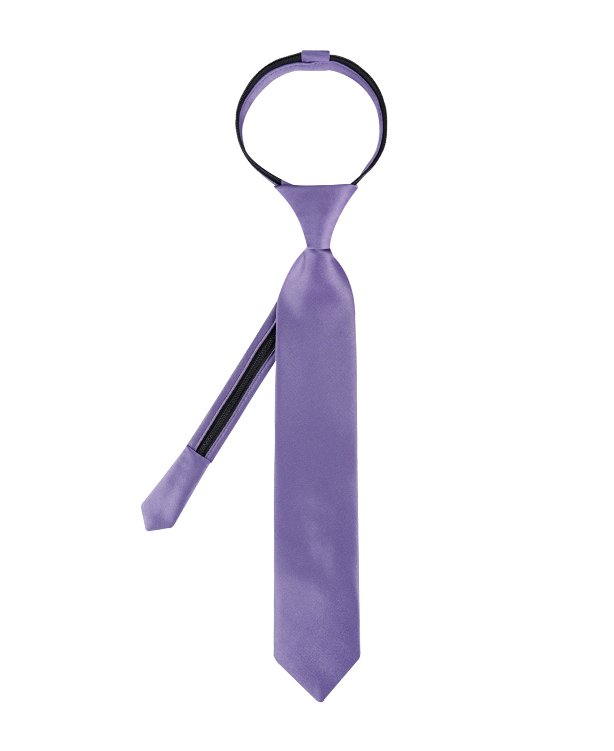 Click here for Calvin Klein Boys Solid Satin Pre-Tied Zipper Tie... prices