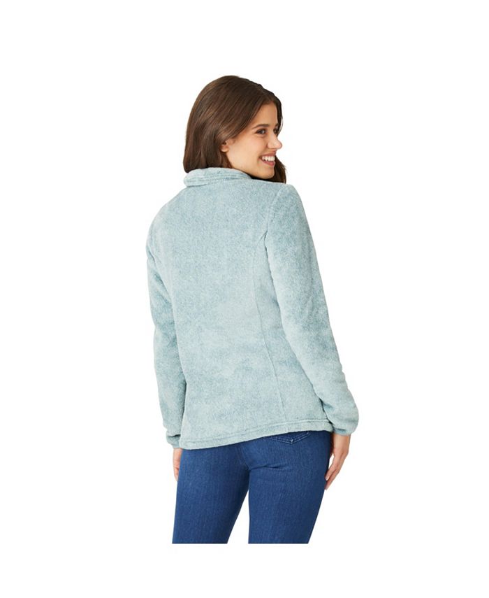 Free Country Women's Outbound Heather Butter Pile Fleece Jacket - Macy's