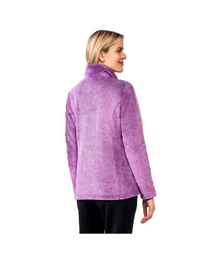 Free Country Women's Outbound Heather Butter Pile Fleece Jacket - Macy's