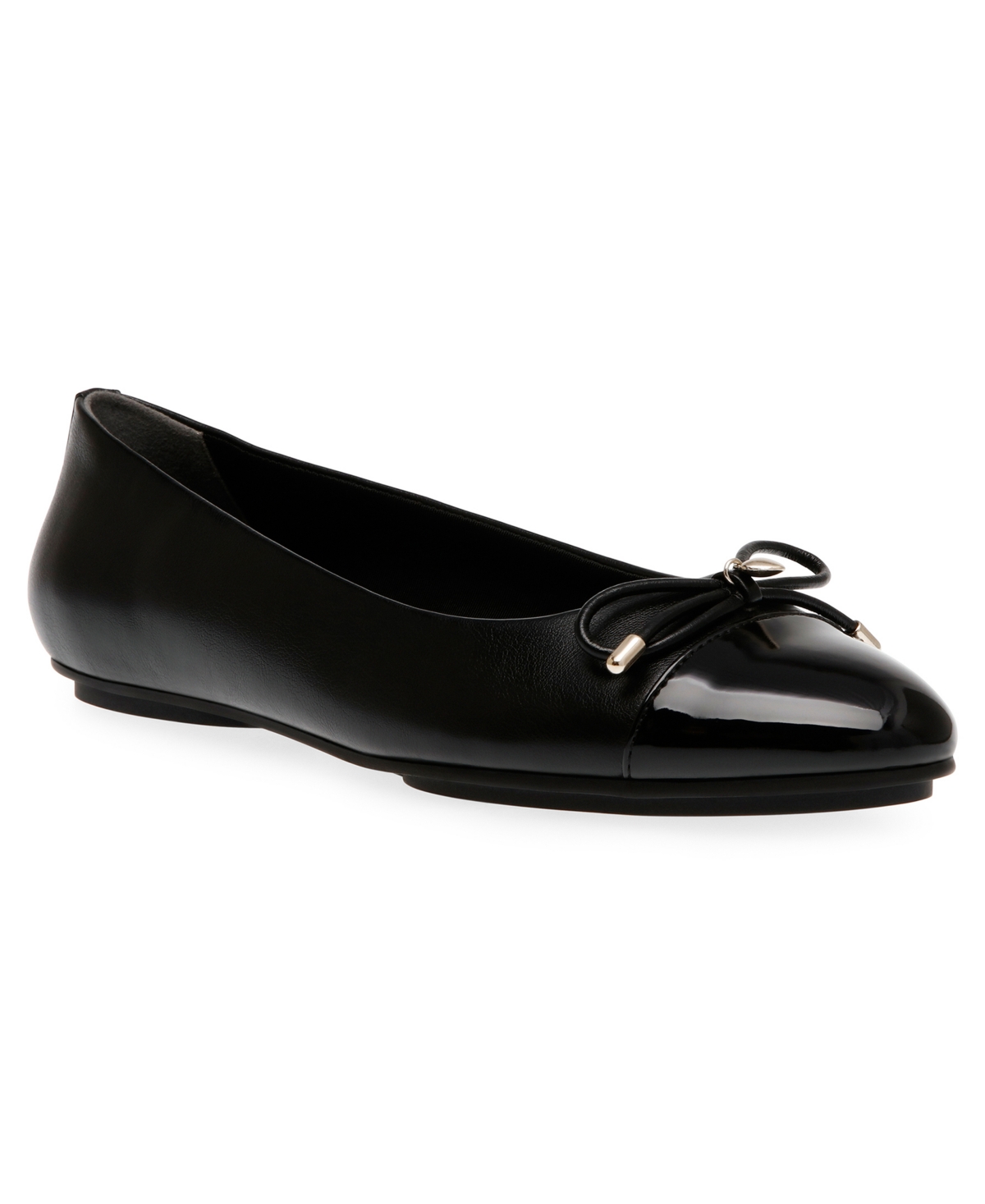Click here for Anne Klein Womens Luci Cap Toe Ballet Flats - Blac... prices