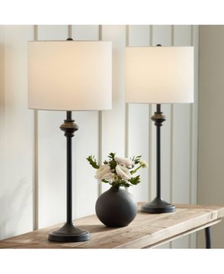 360 Lighting Lynn 26" Tall Skinny Buffet Modern Table Lamps Set of 2 ...