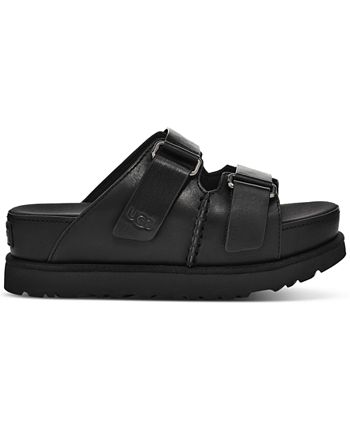 UGG® Women's Goldenstar Hi Slide Double Strap Platform Sandals - Macy's