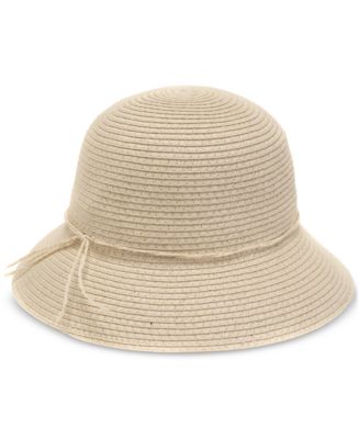 Style & Co Women's Packable Straw Cloche Hat, Created for Macy's - Macy's