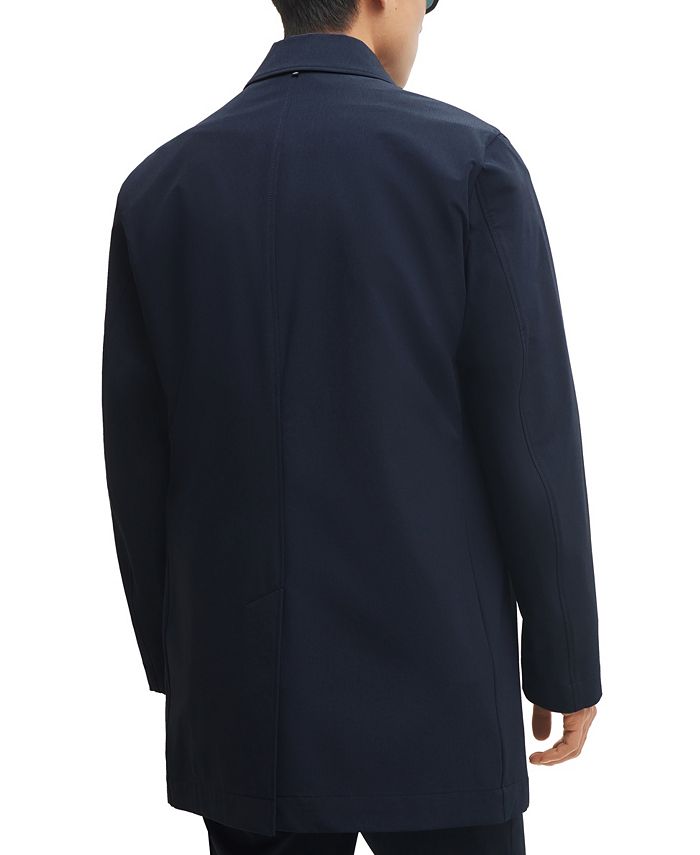 Hugo Boss Men's Regular-Fit Button-Up Coat - Macy's