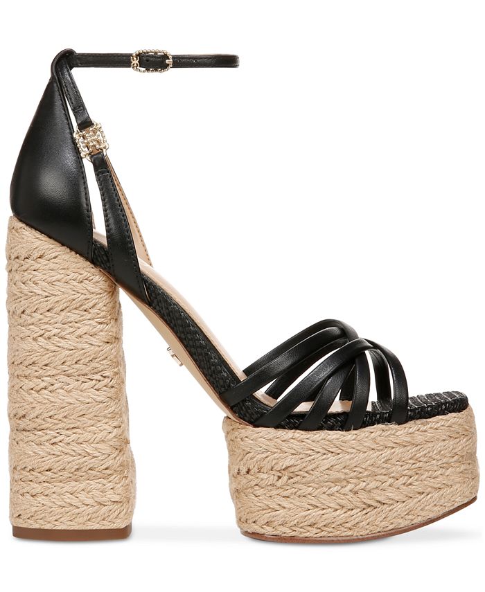 Sam Edelman Kade Ankle Strap Platform Dress Sandals - Macy's