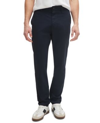 BOSS by Hugo Boss Men's Structured Tapered-Fit Trousers - Macy's