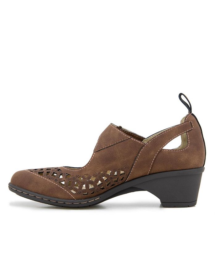 JBU Women's Jolene Memory Foam Insole Cone Heel Shoe - Macy's