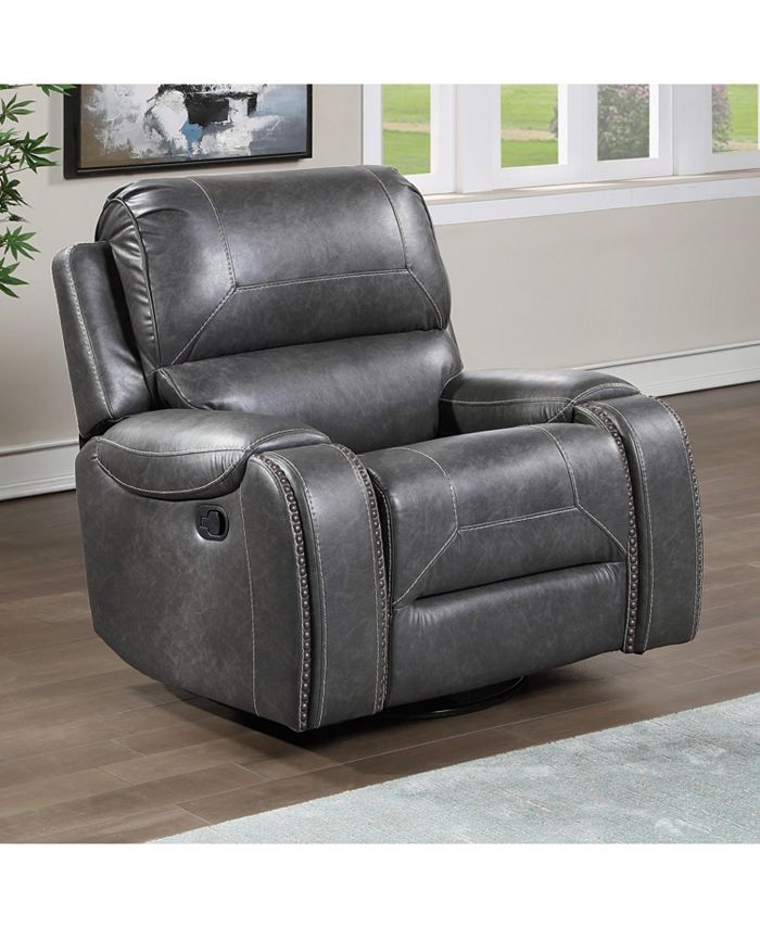 Steve Silver Keily Manual Swivel Glider Recliner Chair - Macy's