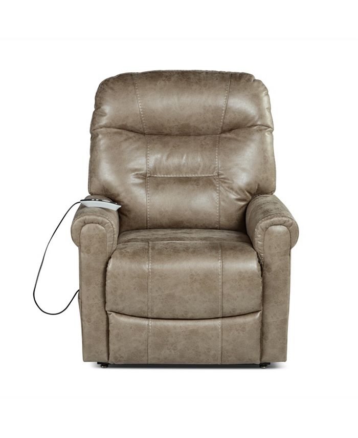 Steve Silver Ottawa 34" Power Lift Chair, Heat, Massage - Macy's
