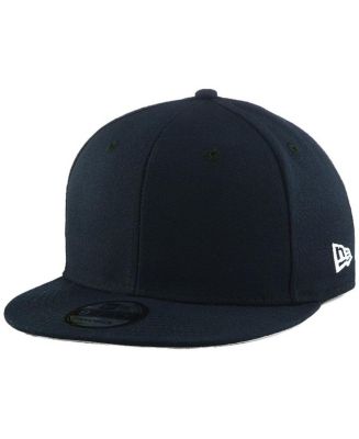 Men's New Era Navy Blank 9FIFTY Adjustable Snapback Hat - Macy's