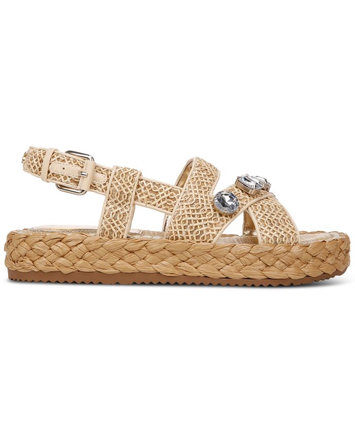 Circus NY by Sam Edelman Women's Wrigley Embellished Woven Raffia ...