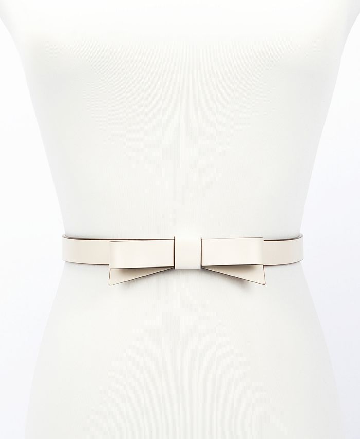 kate spade new york Women's 19mm Bow Belt - Macy's