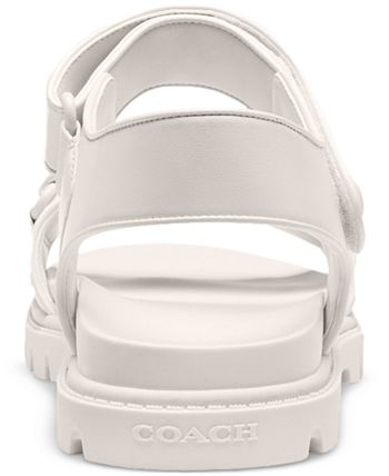 COACH Women's Brynn Double-Band Sporty Lug-Sole Footbed Sandals - Macy's