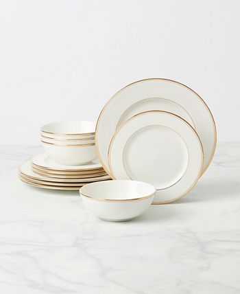 Lenox Federal Gold 12-Piece Dinnerware Set, Service for 4 - Macy's