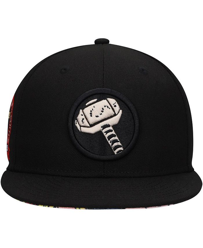 Lids Men's Black Thor Marvel 60th Anniversary Snapback Hat - Macy's