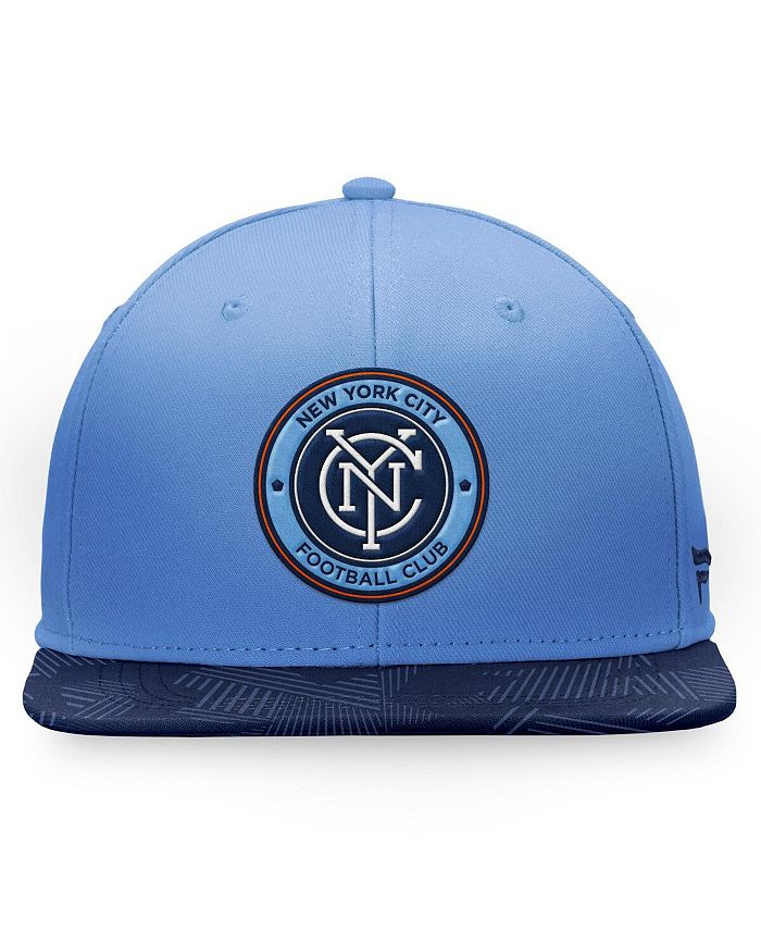 Fanatics Men's Sky Blue New York City FC Iconic Defender Snapback Hat ...