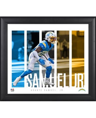 Asante Samuel Jr. Los Angeles Chargers Framed 15" x 17" Player Panel ...