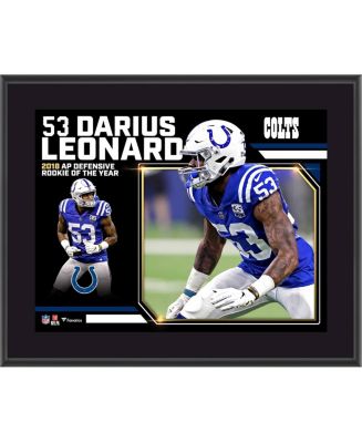 Shaquille Leonard Indianapolis Colts 2018 Defensive Rookie of the Year ...