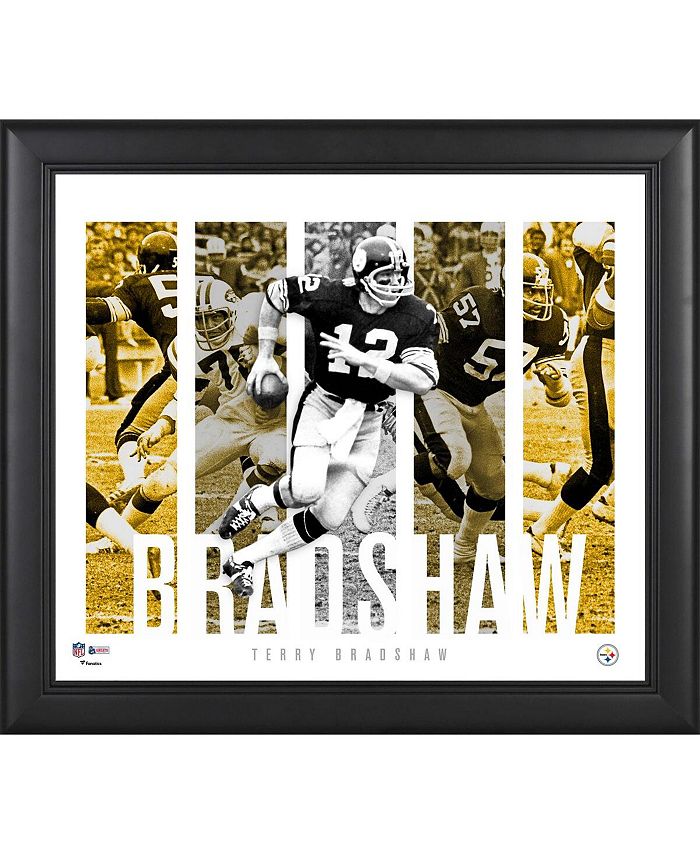 Fanatics Authentic Terry Bradshaw Pittsburgh Steelers Framed 15" x 17 ...