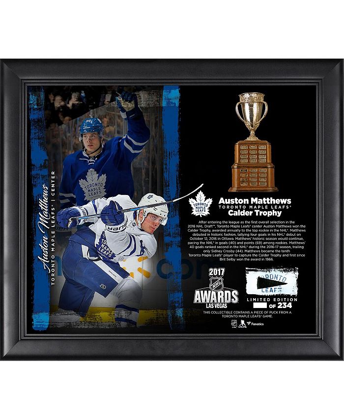 Fanatics Authentic Auston Matthews Toronto Maple Leafs Framed 15" x 17 ...