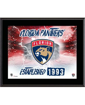 Florida Panthers 10.5" x 13" Sublimated Horizontal Team Logo Plaque ...