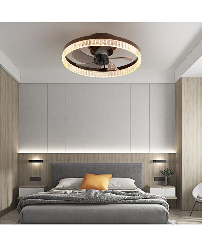 Simplie Fun Modern Remote Control Chandelier Fan - Macy's