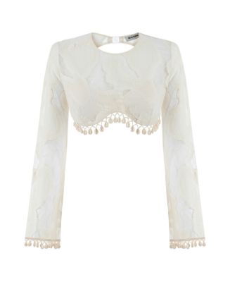 Women's Seashell Accessory Crop Top - Macy's