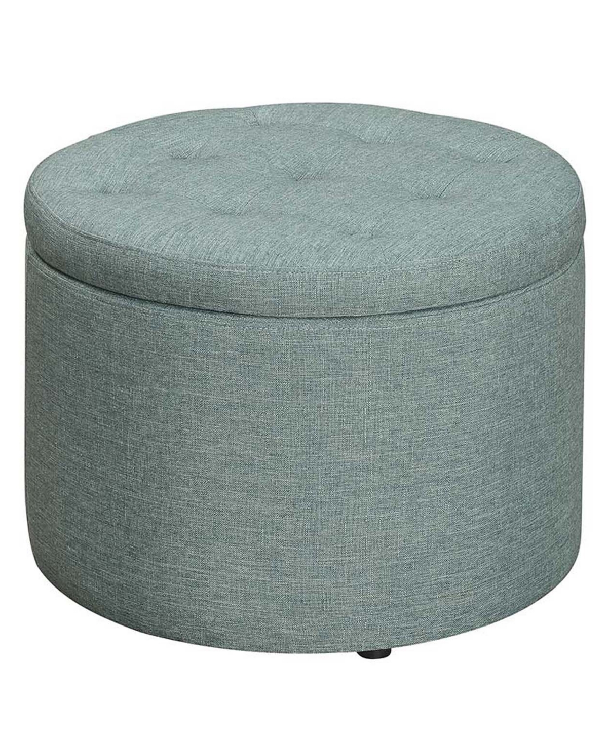 Click here for Convenience Concepts 22 Faux Linen Round Shoe Stor... prices