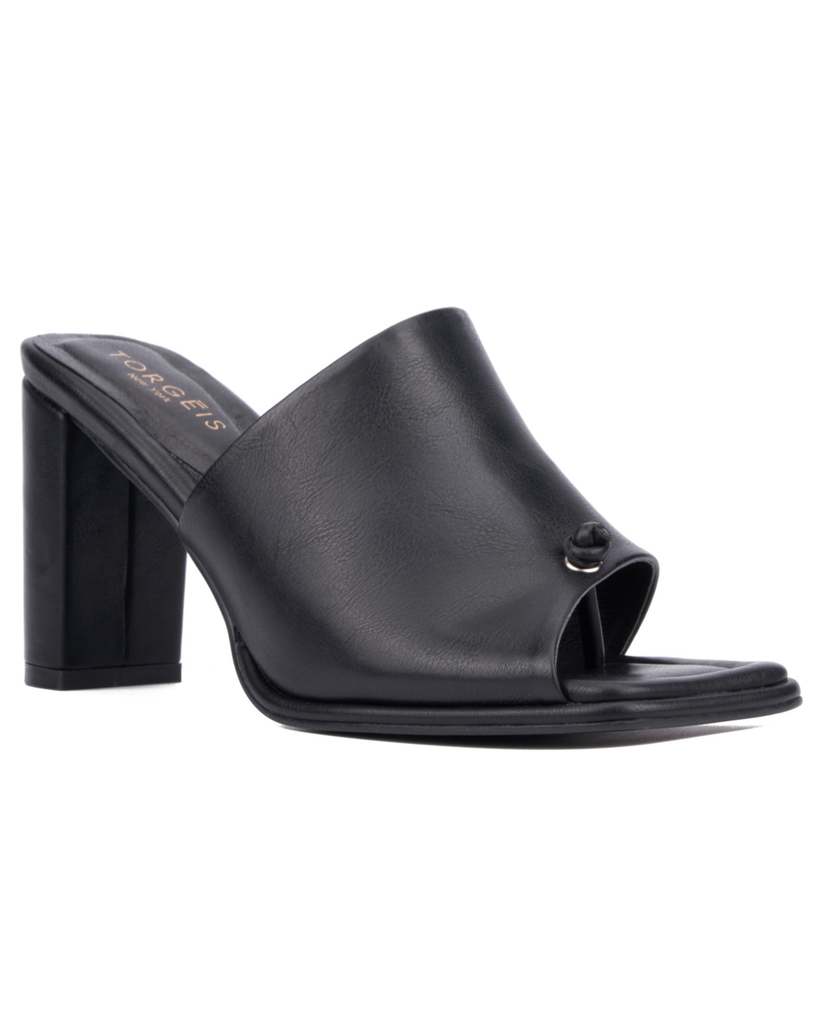 Click here for Womens Darla Heel Slide Sandals - Black prices