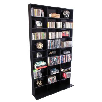 Simplie Fun Atlantic Elite Media Storage Cabinet Xl, Black - Macy's
