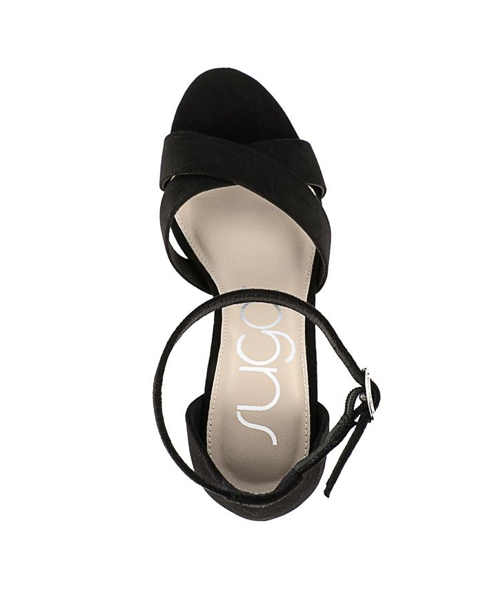 Sugar Women's Machellie Block Heel Dress Sandals - Macy's