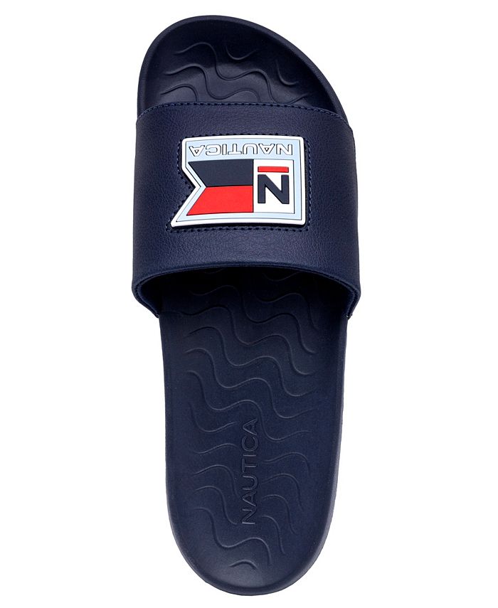 Nautica Men's Hyia Pool Slip On Slides - Macy's