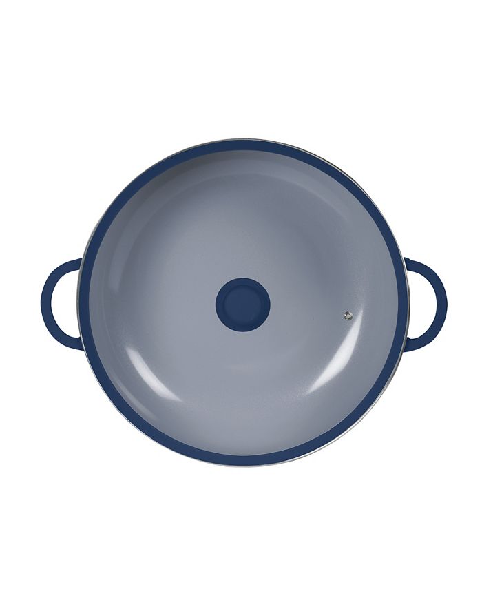 Sedona Kitchen Aluminum 12 Qt Caldero with Silicone Rim Glass Lid and ...